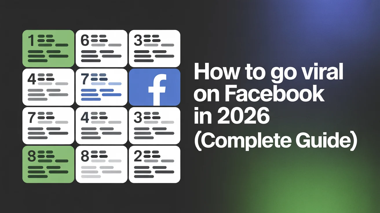 How to Go Viral on Facebook in 2026 (11 Tactics)