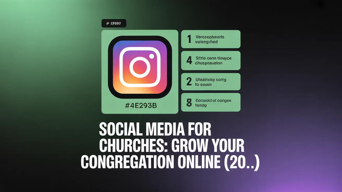 Social Media for Churches: Grow Online (2026)